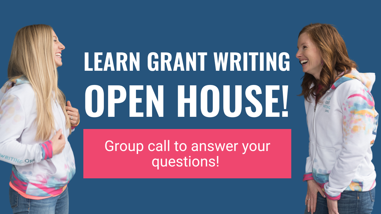 Join us for a Casual Open House of Learn Grant Writing!